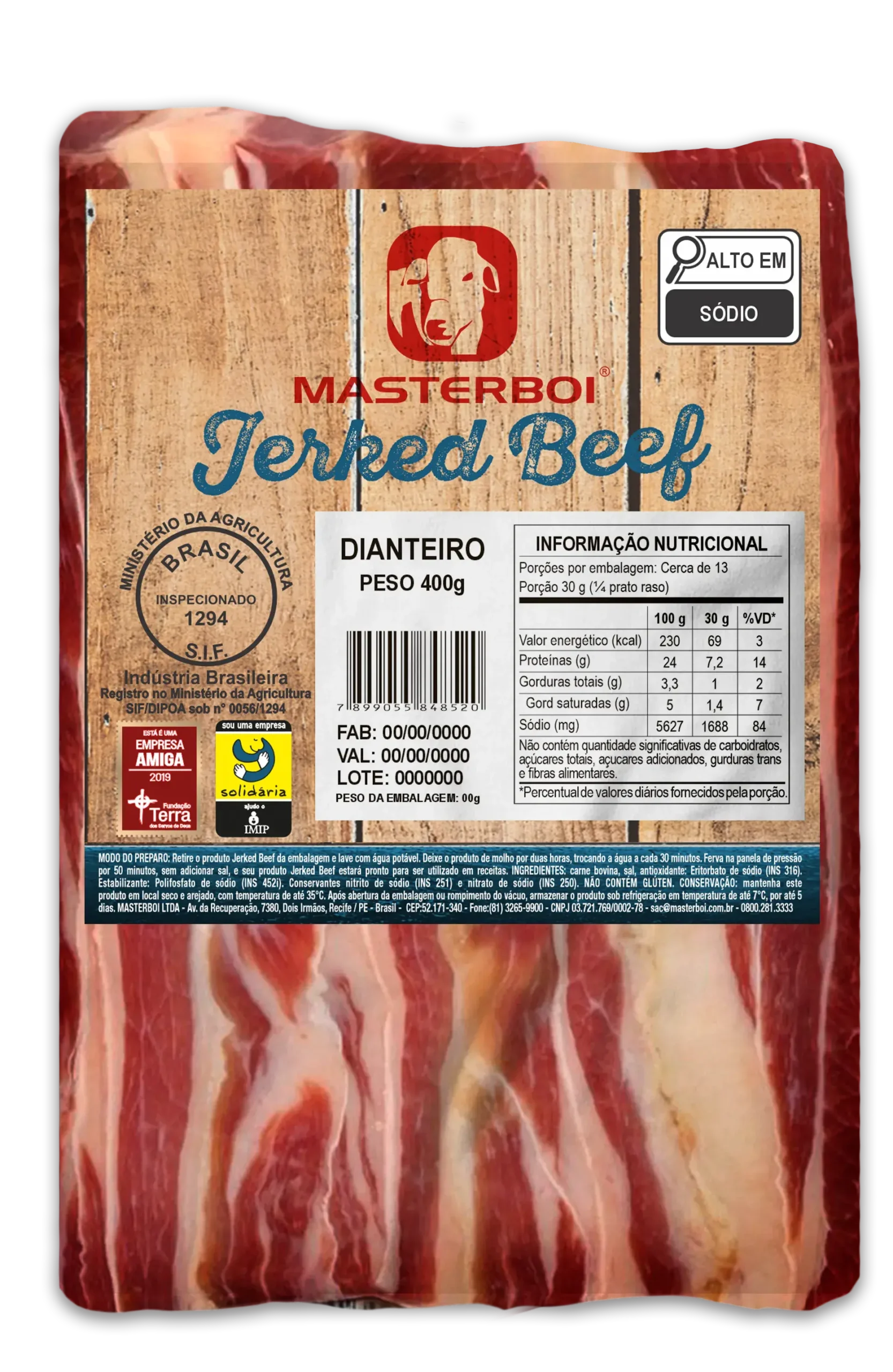 Charque Masterboi 400g - Masterboi